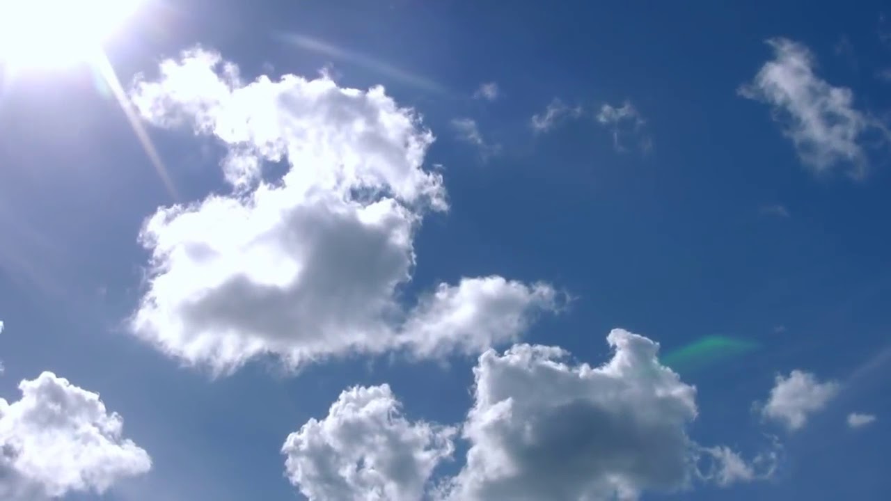 Clouds animation - YouTube