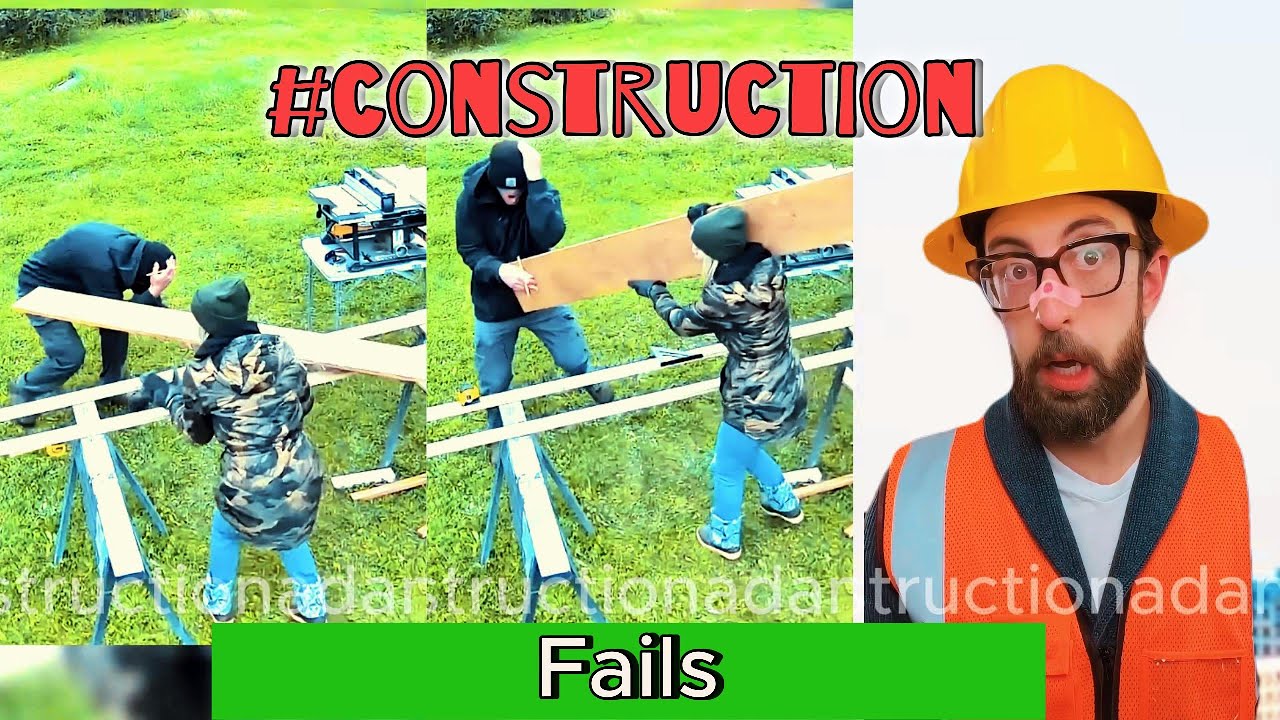 When Construction Workers Turn Into Comedians P2 👷💯💪 #construction #constructionfails # ...