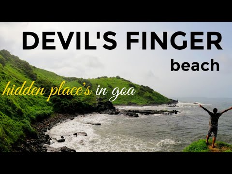 Devil's Finger Beach ll North Goa ll Hidden Place ll TELUGU MOTOVLOGS ...