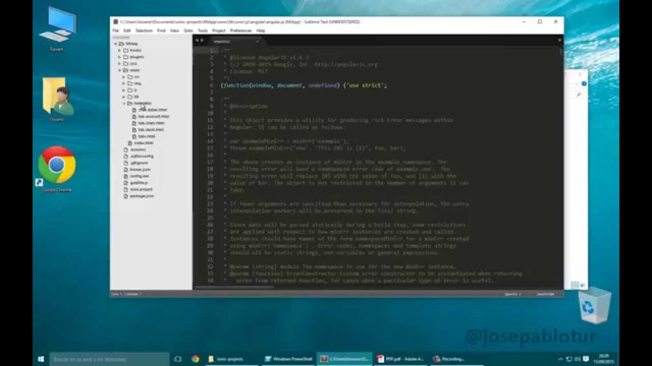 02 - Curso Ionic - Instalar y Entender la Estructura de un proyecto - YouTube
