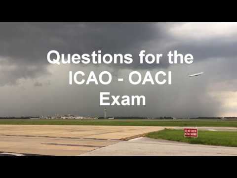 Questions for the ICAO - OACI Exam - YouTube