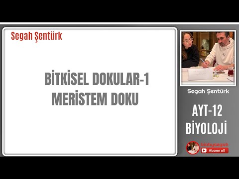 BİTKİSEL DOKULAR-1| MERİSTEM DOKU | AYT BİYOLOJİ  | 12 BİYOLOJİ |  YKS 2025