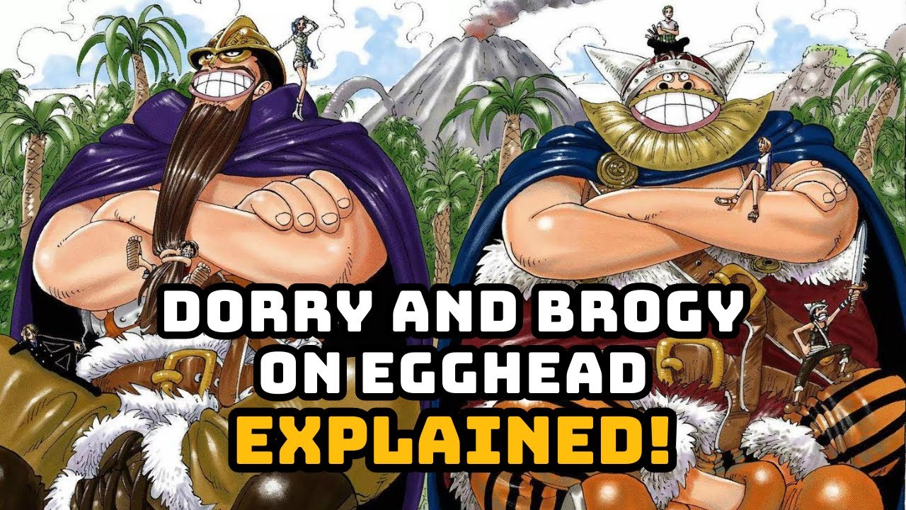 Straw Hat's Savior: Dorry and Brogy's Heroic Entrance on Egghead Island ...