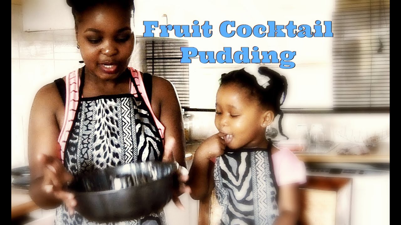 Kids in the Kitchen || How to make Fruit Cocktail Pudding - YouTube