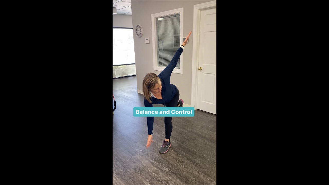 Balance and Stability: Single Leg Hinge with a Twist - YouTube