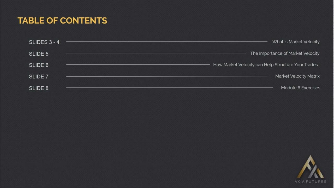 ^^ Module 6 –2 Table of Contents - YouTube