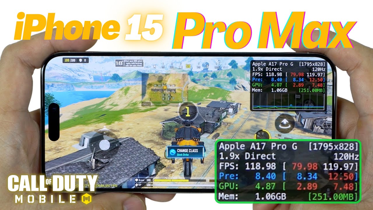 iPhone 15 Pro Max Call of Duty Mobile Gaming review 2025 | FPS ...