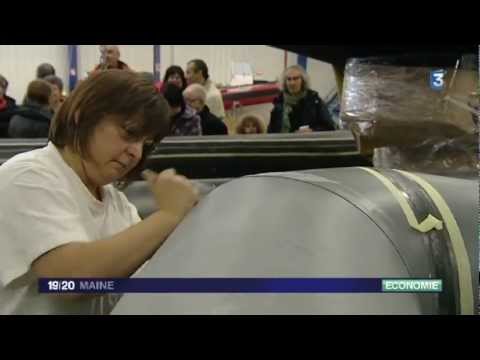 Au Lude, le "Made in France" de Zeppelin séduit - YouTube