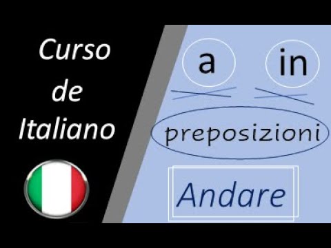 29-Verbo Andare con las preposiciones "a" e " in" (tercera parte) - YouTube