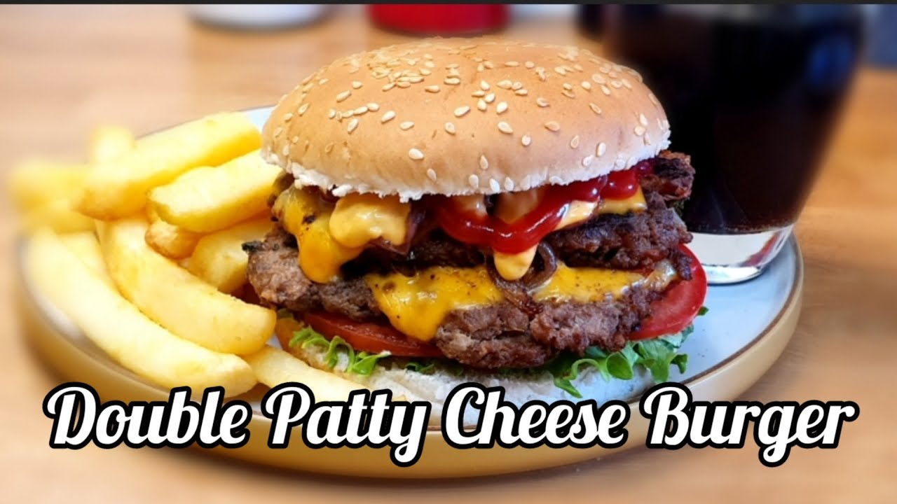 Double Patty Cheese Burger Recipe | Cheese burger Lover - YouTube
