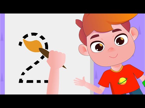 Sayıları Çizmeyi Öğreniyorum | 1'den 10'a Öğreniyorum ve DahaFazlası Çocuklar İçin Resim Çizim Dersi