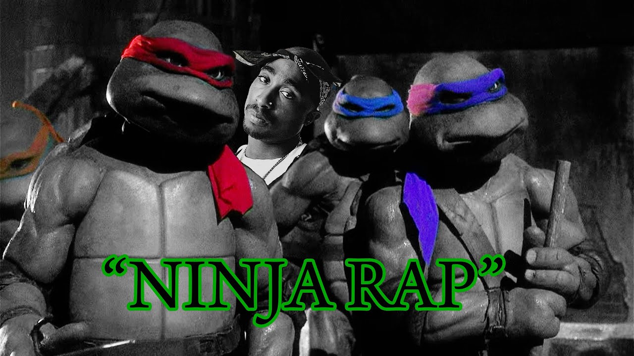 Teenage Mutant Ninja Turtles "NINJA RAP" 2Pac Tupac Cover FUNNY EDIT ...