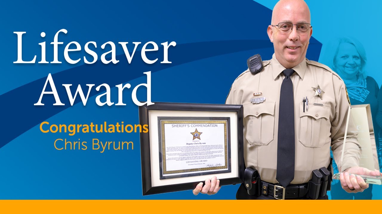 School Resource Officer Christopher Byrum Receives Life Saver Award ...
