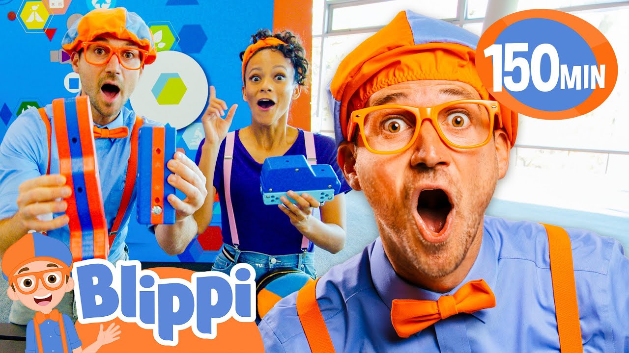 Blippi & Meekah Explore Science! Race Cars at Discovery Cube! - Blippi ...