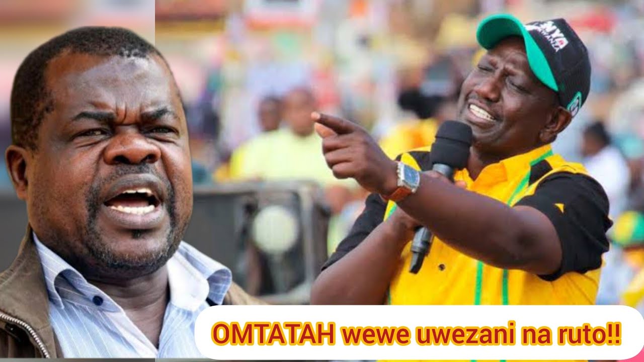 "OKIYA OMTATAH WEWE NI MTOTO UWEZI Toa RUTO KWA KITI YA URAIS!! "OMOSH ...