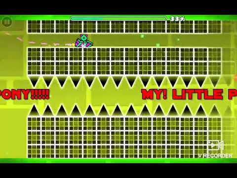 Geometry Dash - my little pony by therealmaximo - YouTube