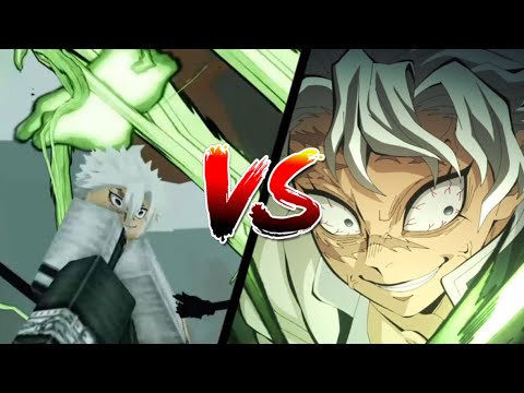 Rogue Demon Vs Demon Slayer Wind Breathing Comparison (Roblox) - YouTube