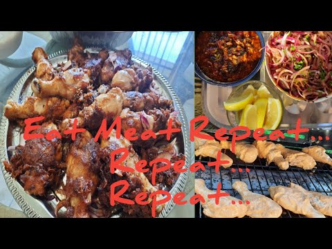 Eat Meat Repeat..#nonveg #streetfood #meatlovers #bbq #chikenrecipe #foodie #foodblogger # ...
