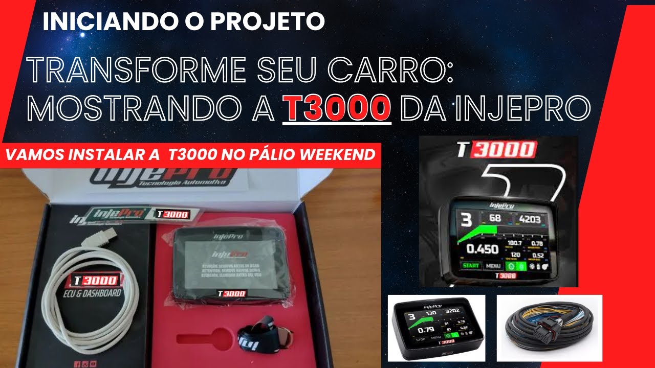 Transforme seu Carro: Mostrando um Kit de Injeção Programável; T3000 da ...