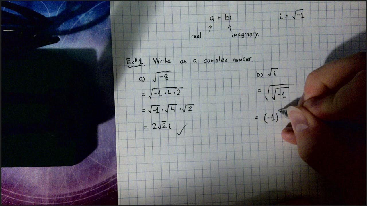 Complex Numbers Part 1 - YouTube