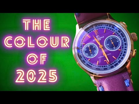 Mysterious Code Vintage Purple & Blue Chronograph Watch Review - Patek ...
