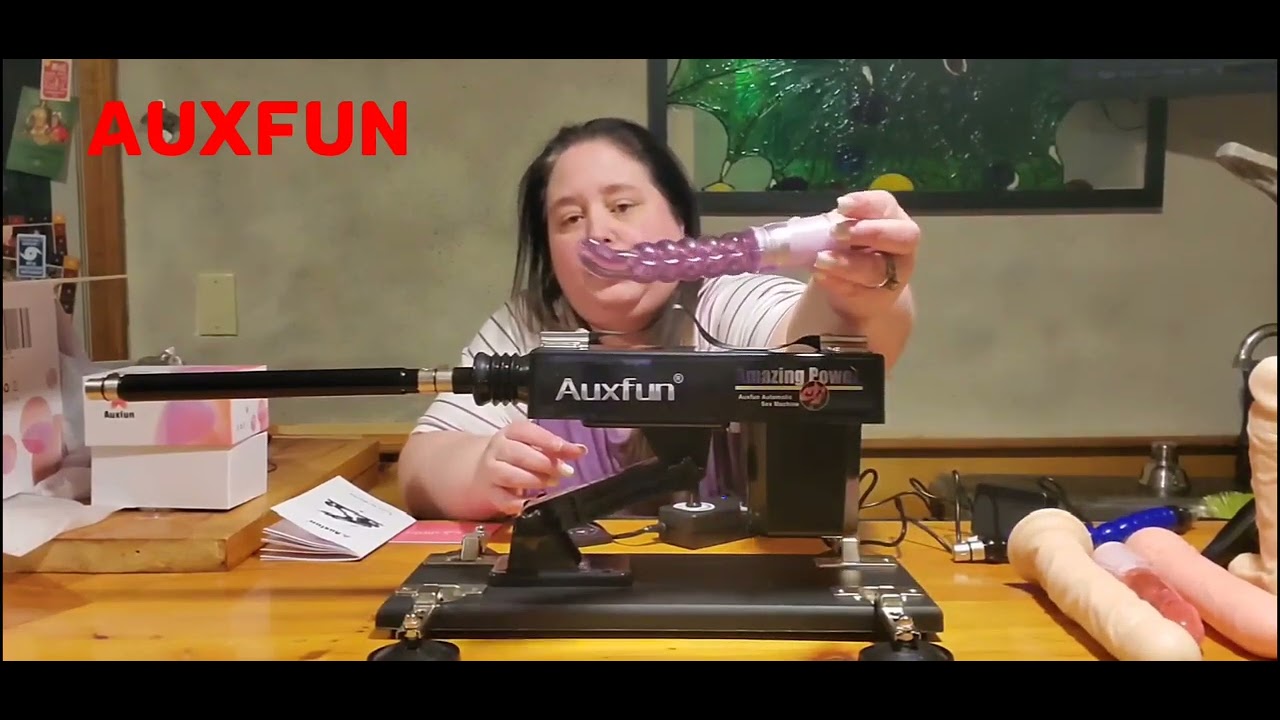 AUXFUN Sex Machine w/ Strong Suction Cups, Application, Remote Control ...