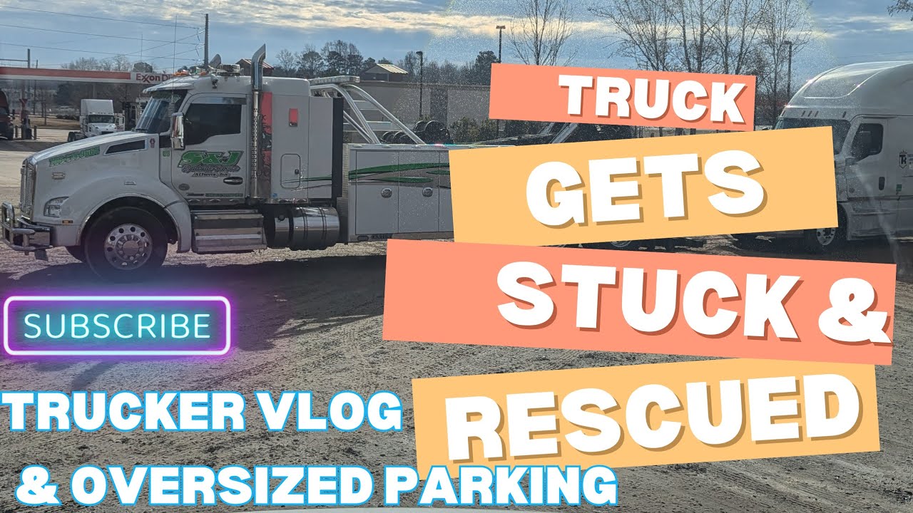TRUCK GETS STUCK & RESCUED | OVERSIZED PARKING 🅿️ - YouTube