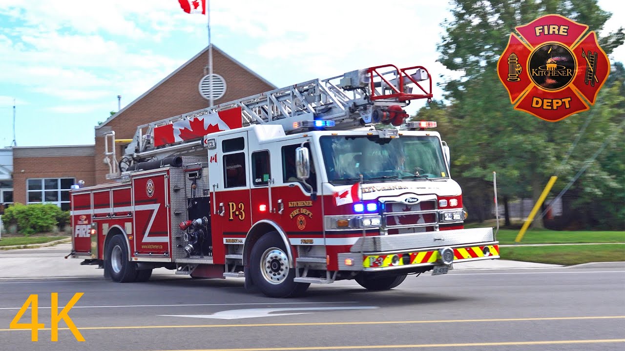Kitchener Fire - T-13 Responding - YouTube