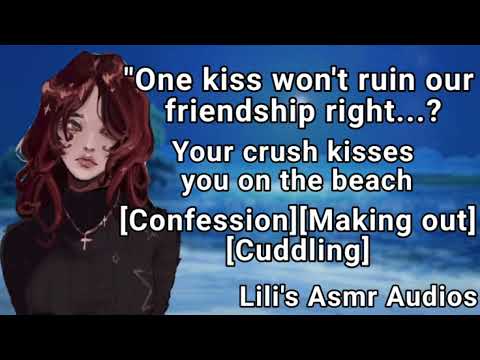Your Crush Kisses You On The Beach | Asmr gf rp | [Confession][Making out][Wave sounds][Romance] F4A