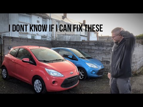REBUILDING 2 CRASHED FORD KA'S FROM COPART!! | PART 2 - YouTube