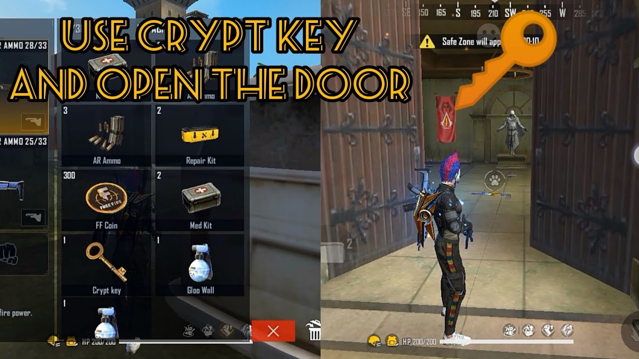🔥🔥🔥CRYPT KEY ON THE FREE FIRE🔥🔥🔥 - YouTube