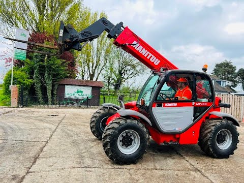 MANITOU MLT932 4WD TELEHANDLER C/W MANUAL GEAR BOX & PALLET TINES - YouTube