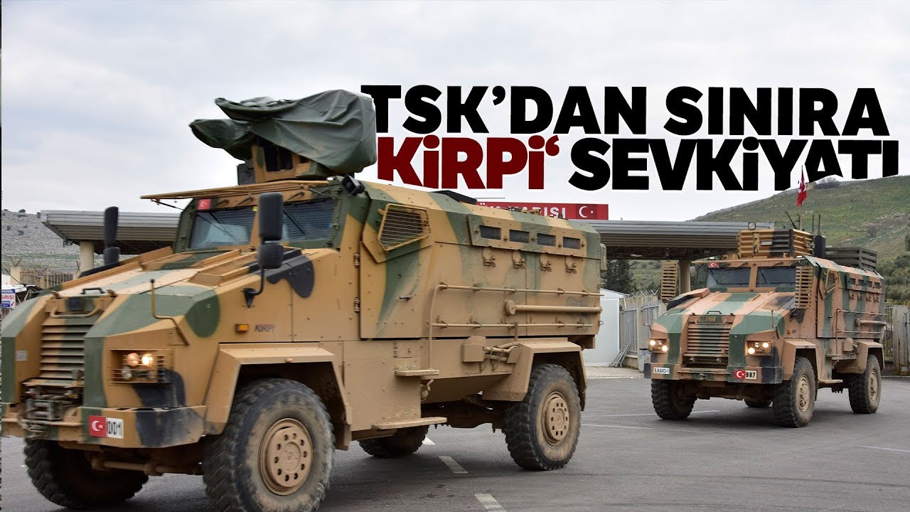 TSK'dan Türkiye'nin Suriye Sınırına 'Kirpi' Sevkiyatı - YouTube