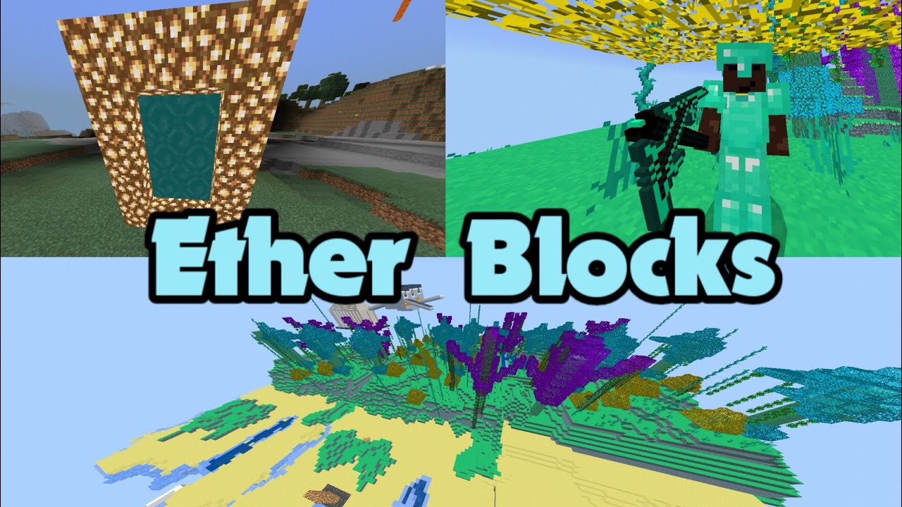 EtherCraft Sky Dimension Addon Minecraft 1.16.200 - YouTube