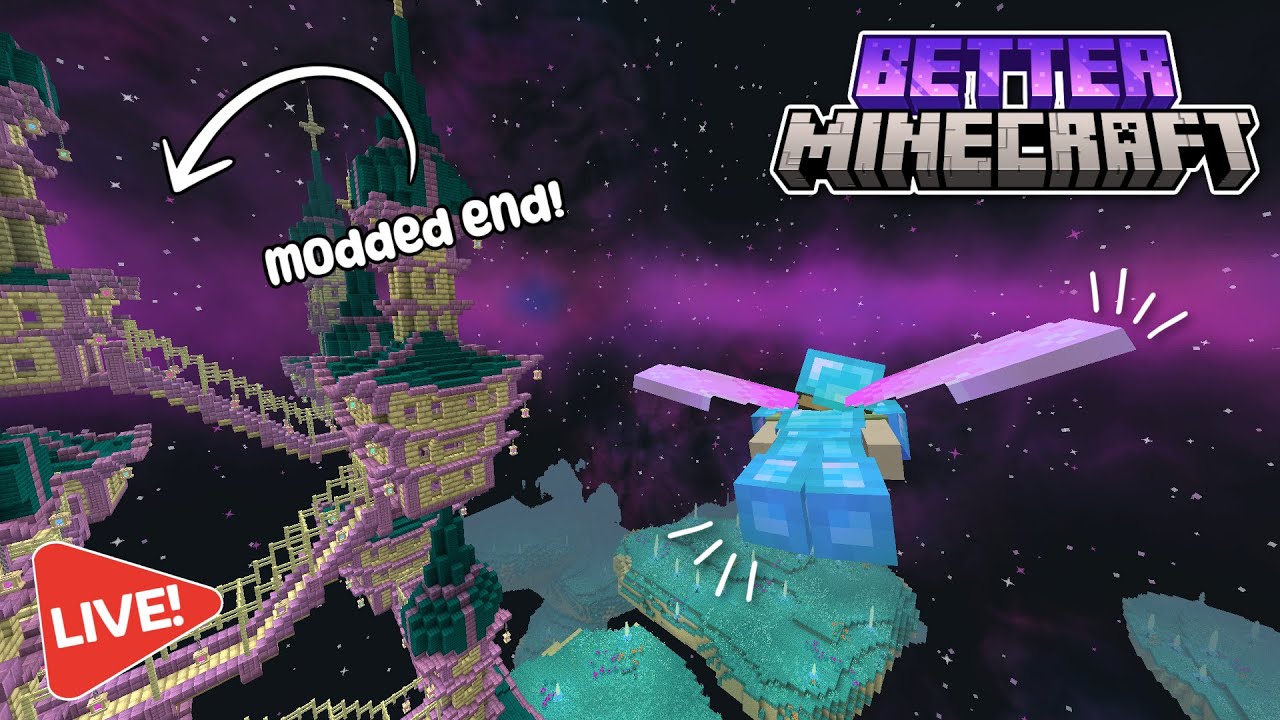 I Finally Got an ELYTRA in Better Minecraft 🧚🏻 + Modded End Exploration - YouTube