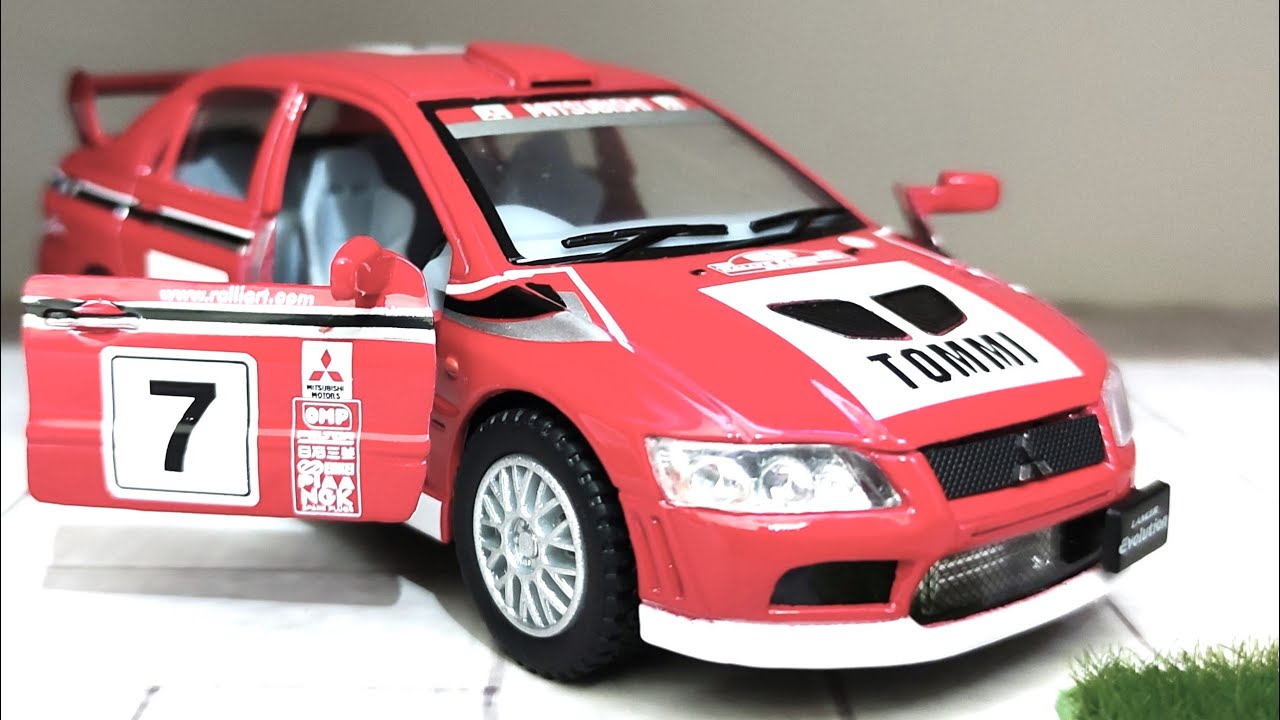 Unboxing 😍 Mitsubishi Lancer Evolution (Super Realistic Diecast Model ...
