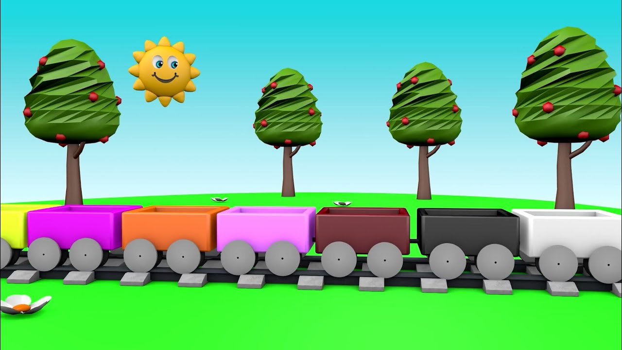 Learn Colors - train brought colors | Kids TV | latest 2018 - YouTube