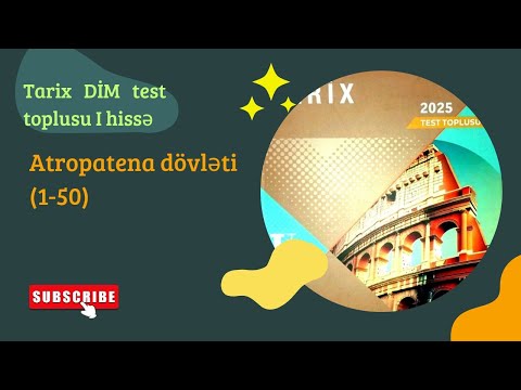 Mövzu 4: Atropatena dövləti (1-50)