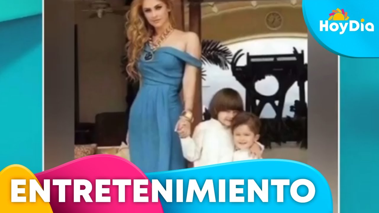 Aracely Arámbula celebró los 15 años de su hijo con un emotivo video ...