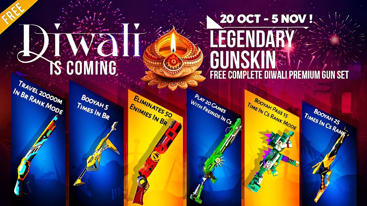 Diwali Gold Royale Free Fire🥳🤯 | free fire new event | Ff New Event ...