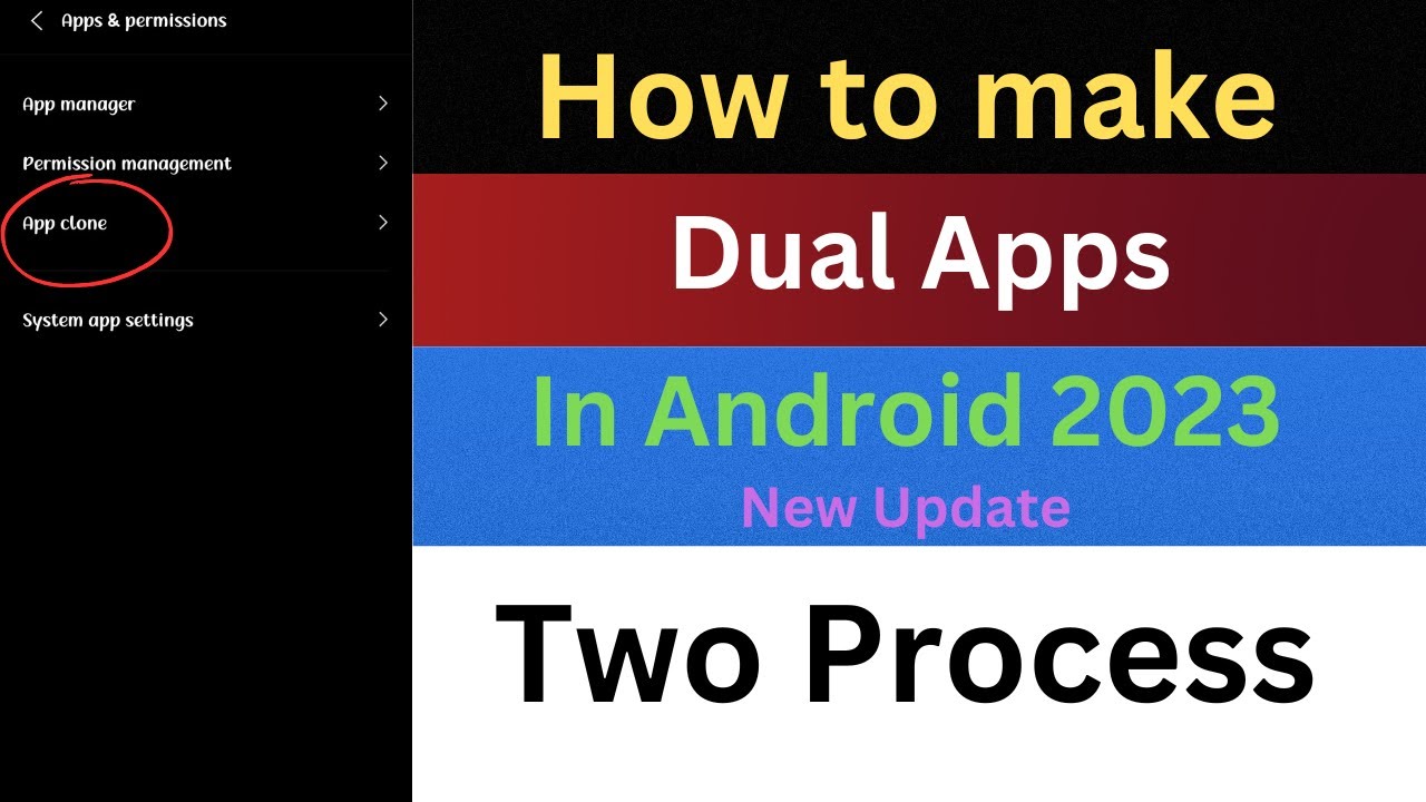 How to make dual app in android 2023 new update | How to clone apps ...