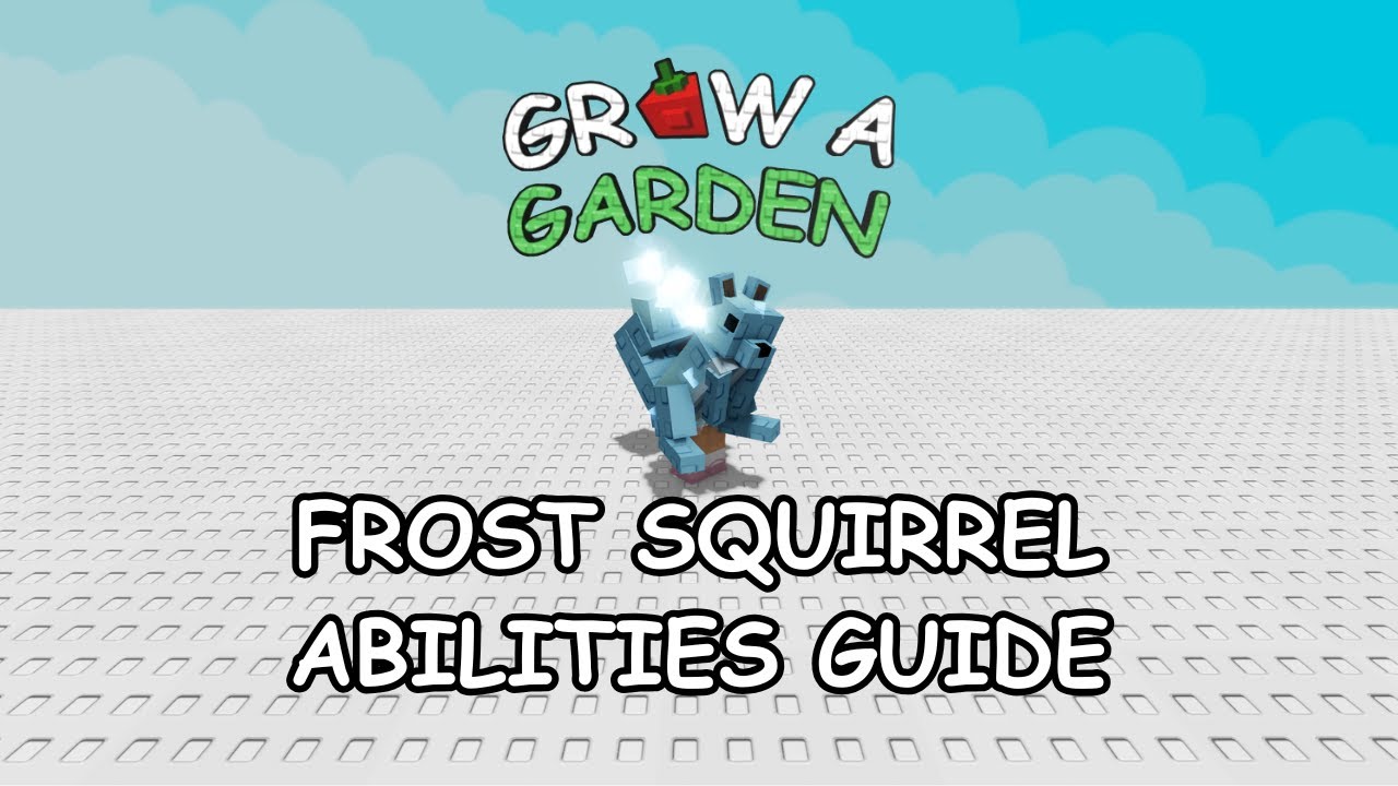 THIS PET IS INSANE?! - What the Frost Squirrel Does in Grow a Garden ...