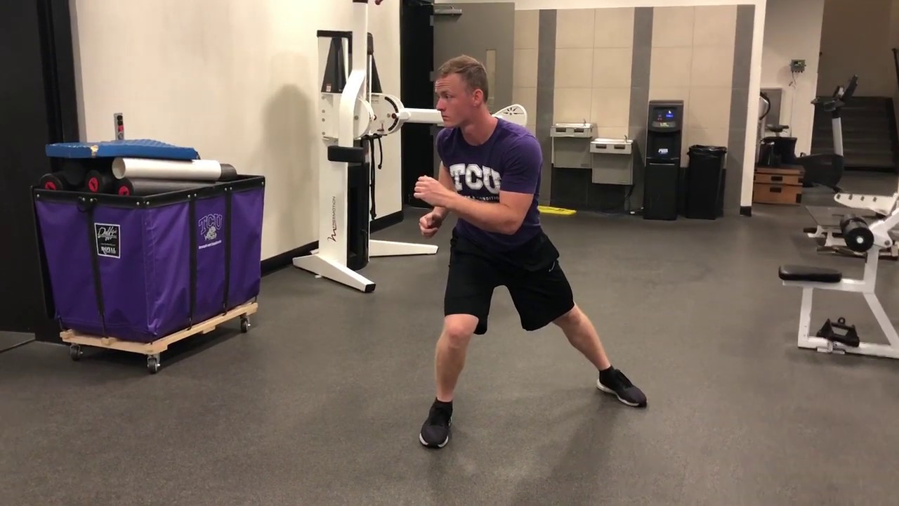 ISO Lateral Lunge w IR - YouTube