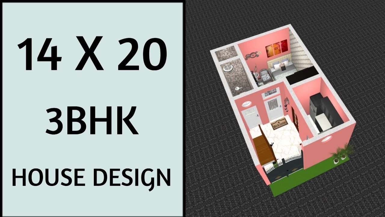 14x20 House Design ll 30 गज में घर का नक्शा ll 14x20 Ghar Ka Naksha ll ...