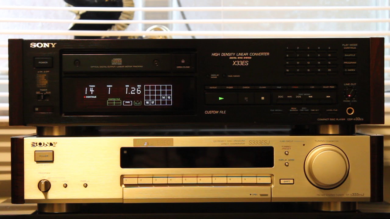 SONY CDP-X33ES - YouTube