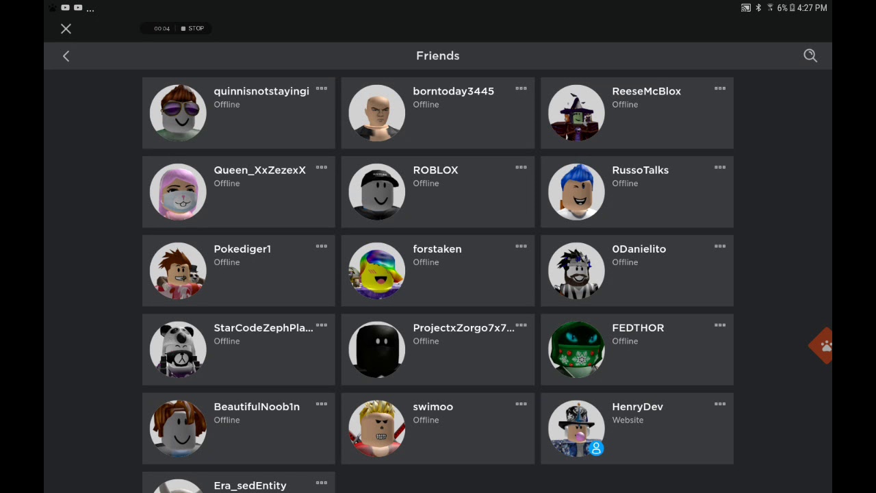 All of my roblox friends - YouTube