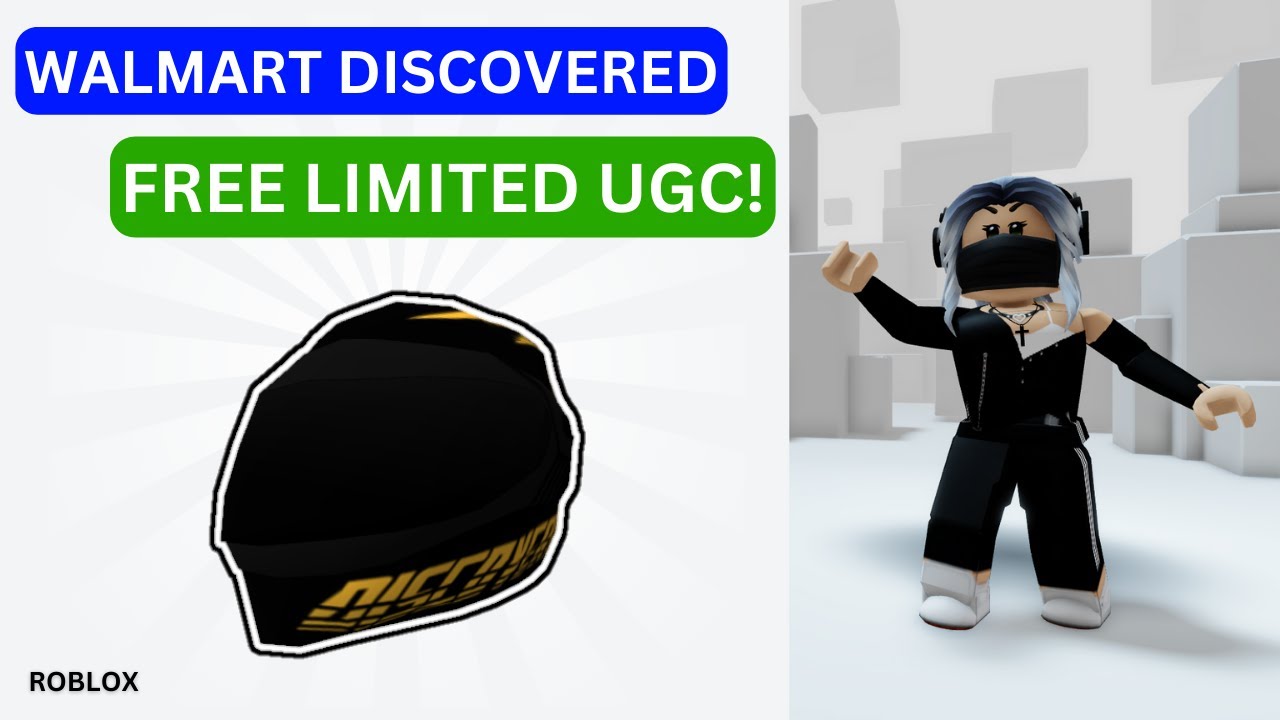 Free Limited UGC | How To Get The Decal Biker Helmet in Walmart ...