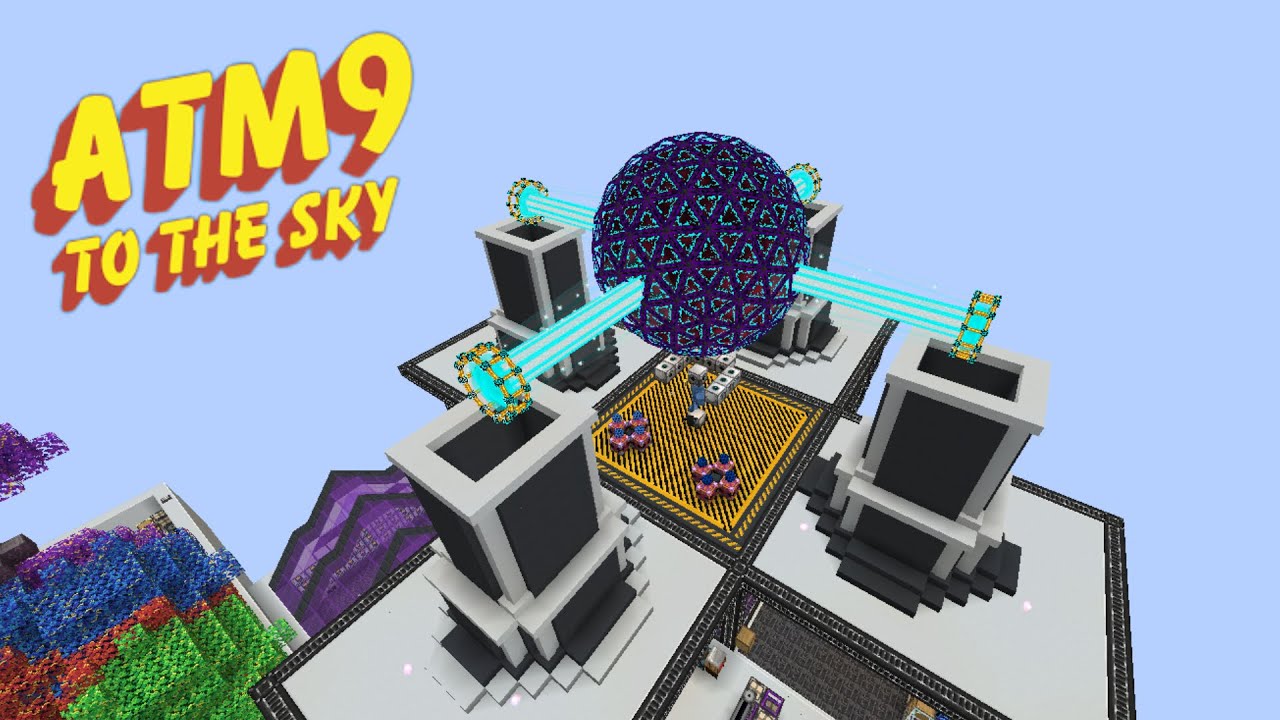 ATM9 To the sky: EP30 Draconic Evolution Energy Core - YouTube