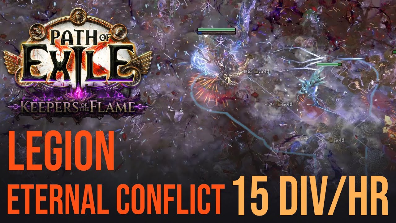 Poe 3.27 Eternal conflict Legion farming (15 Div/Hr) - YouTube