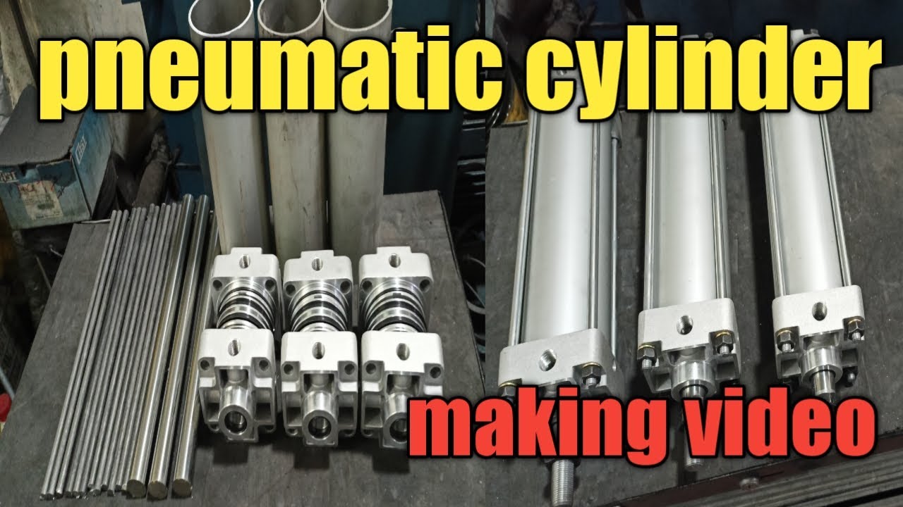 pneumatic cylinder making/how to make pneumatic cylinder/Daniel team ...